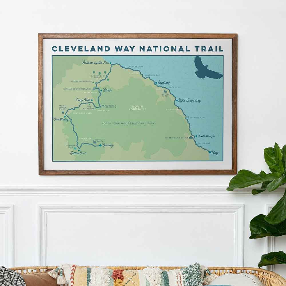 Cleveland Way Art Print — The Trails Shop