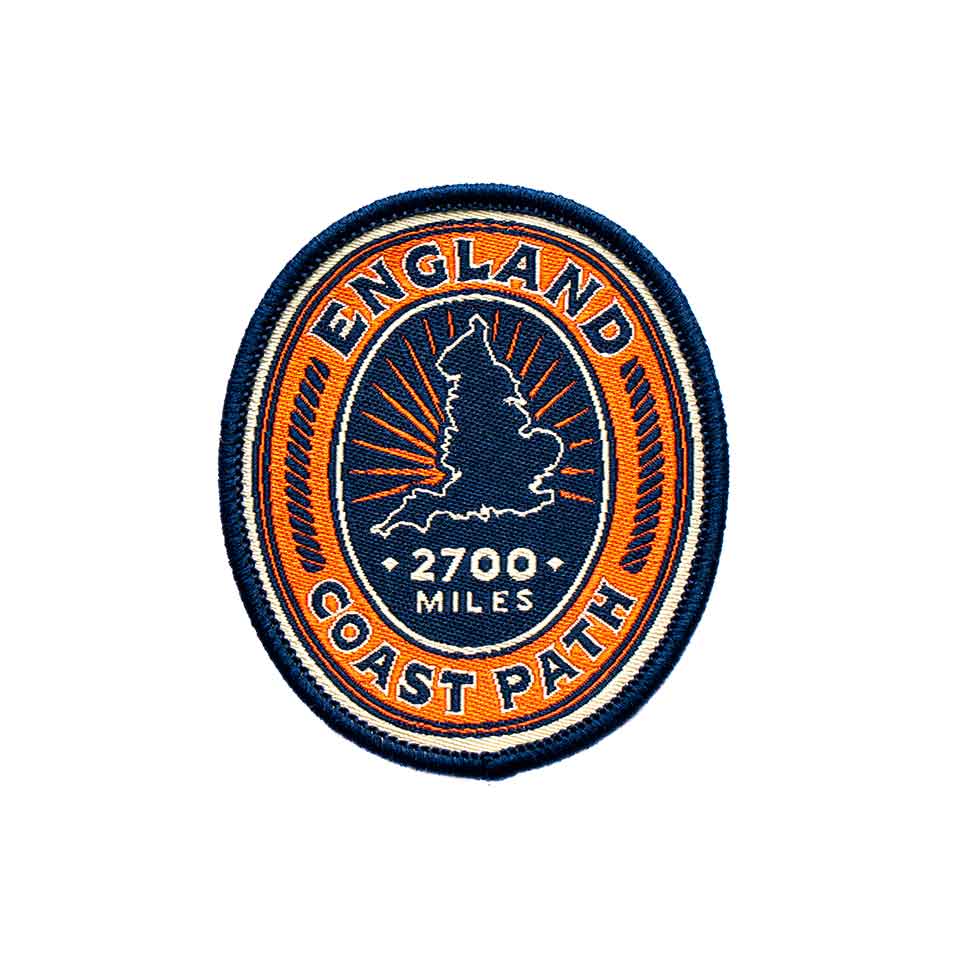 England Coast Path woven patch badge - The Trails Shop