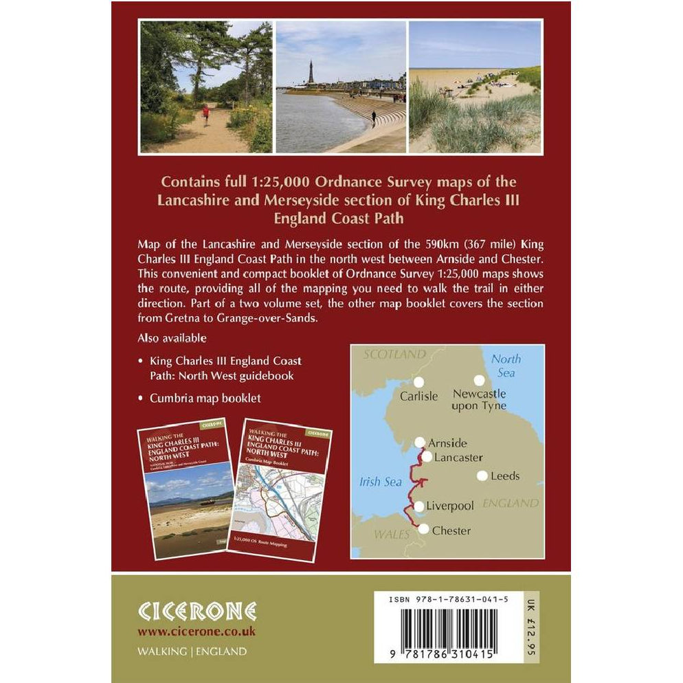King Charles III England Coast Path NW - Lancashire & Merseyside map ...