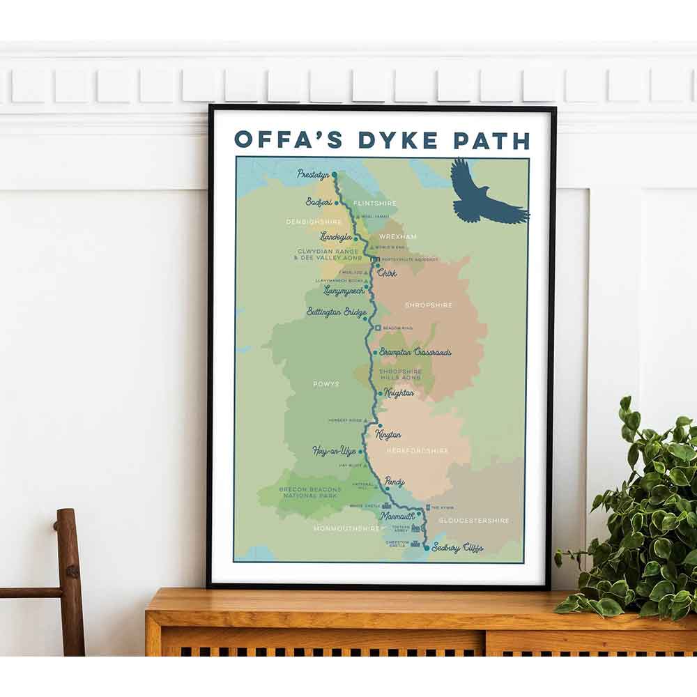 Offa's Dyke Path Art Print — The Trails Shop