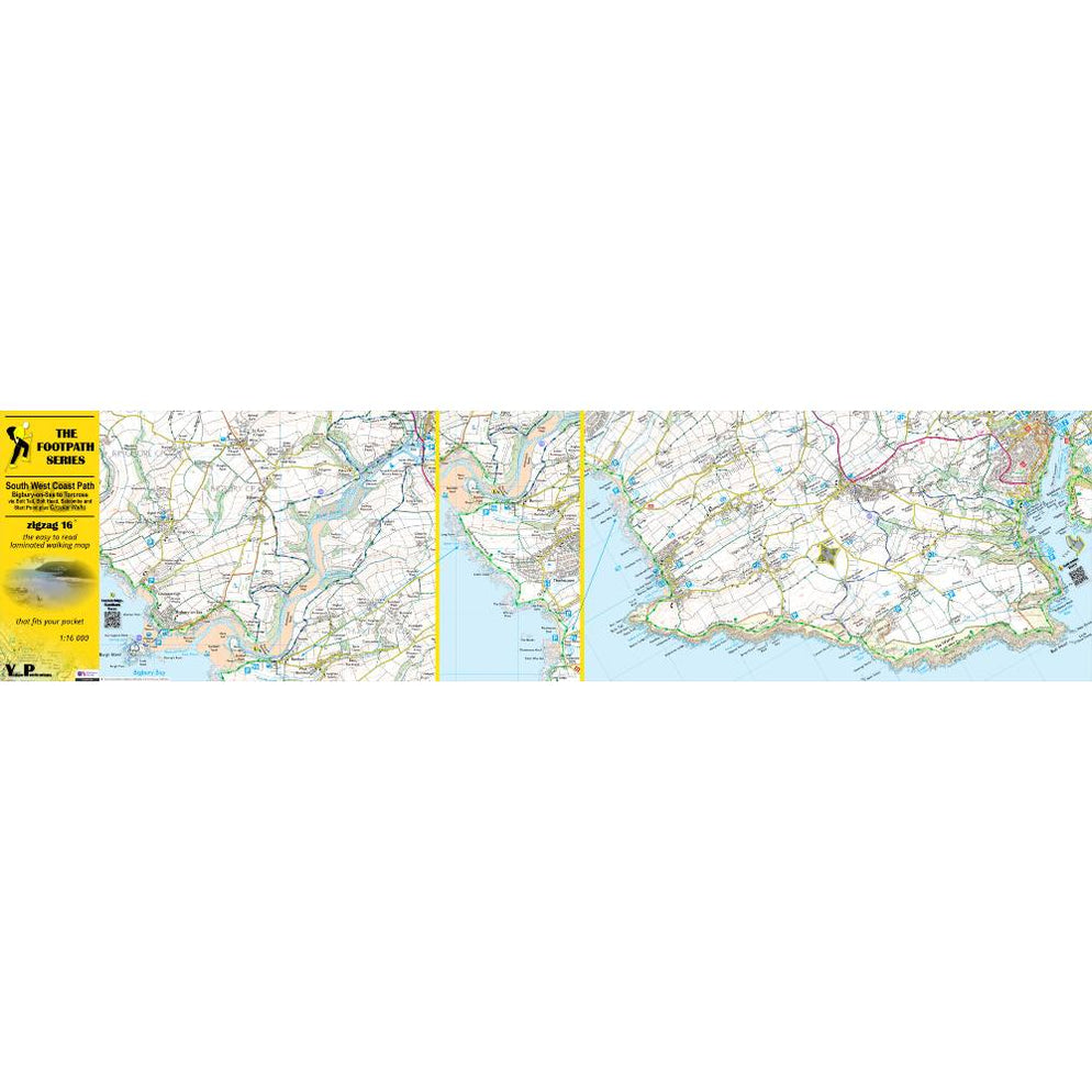South West Coast Path Zigzag map - Bigbury-on-Sea to Torcross - The ...