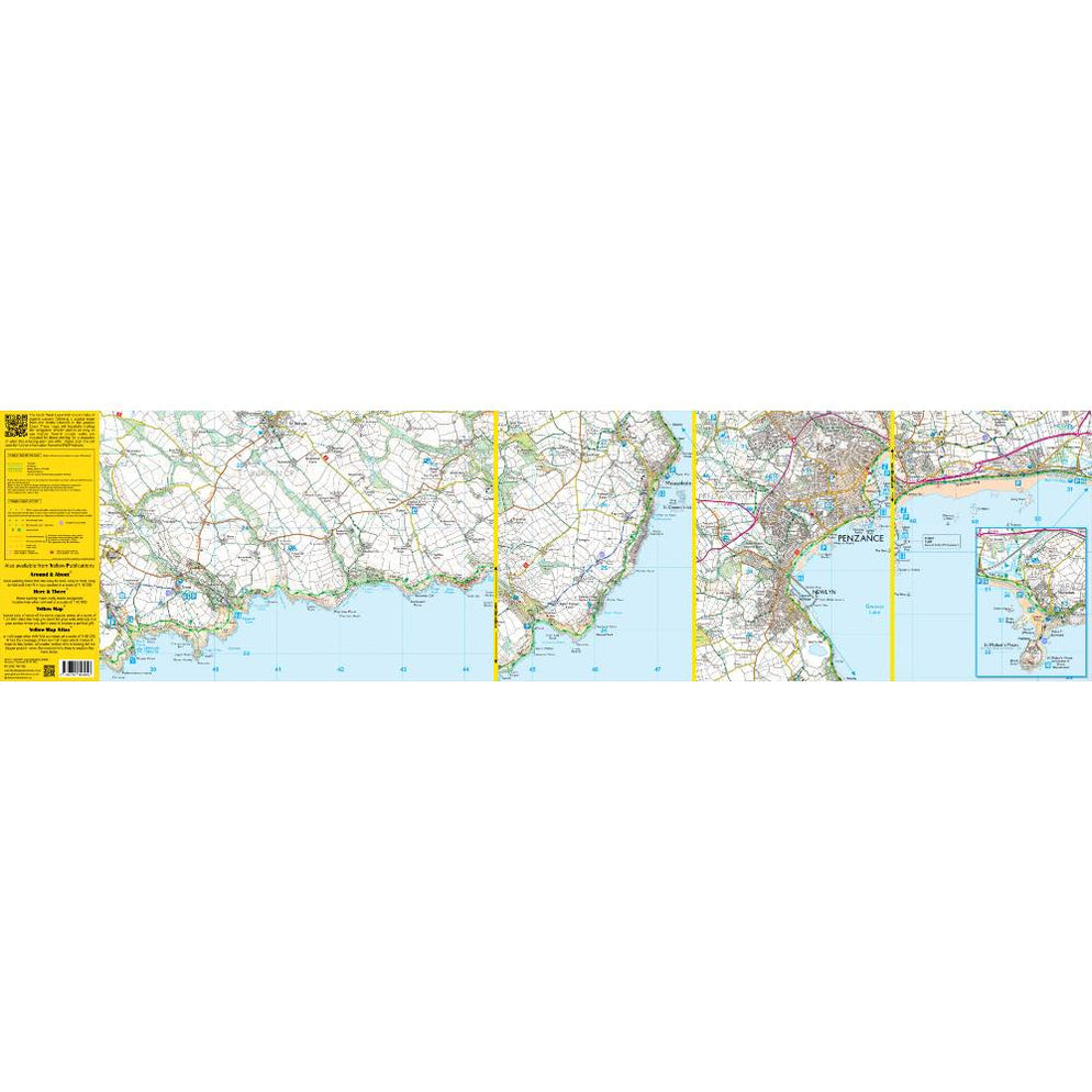 South West Coast Path Zigzag map - 9 - Trewellard to St Michael's Moun ...