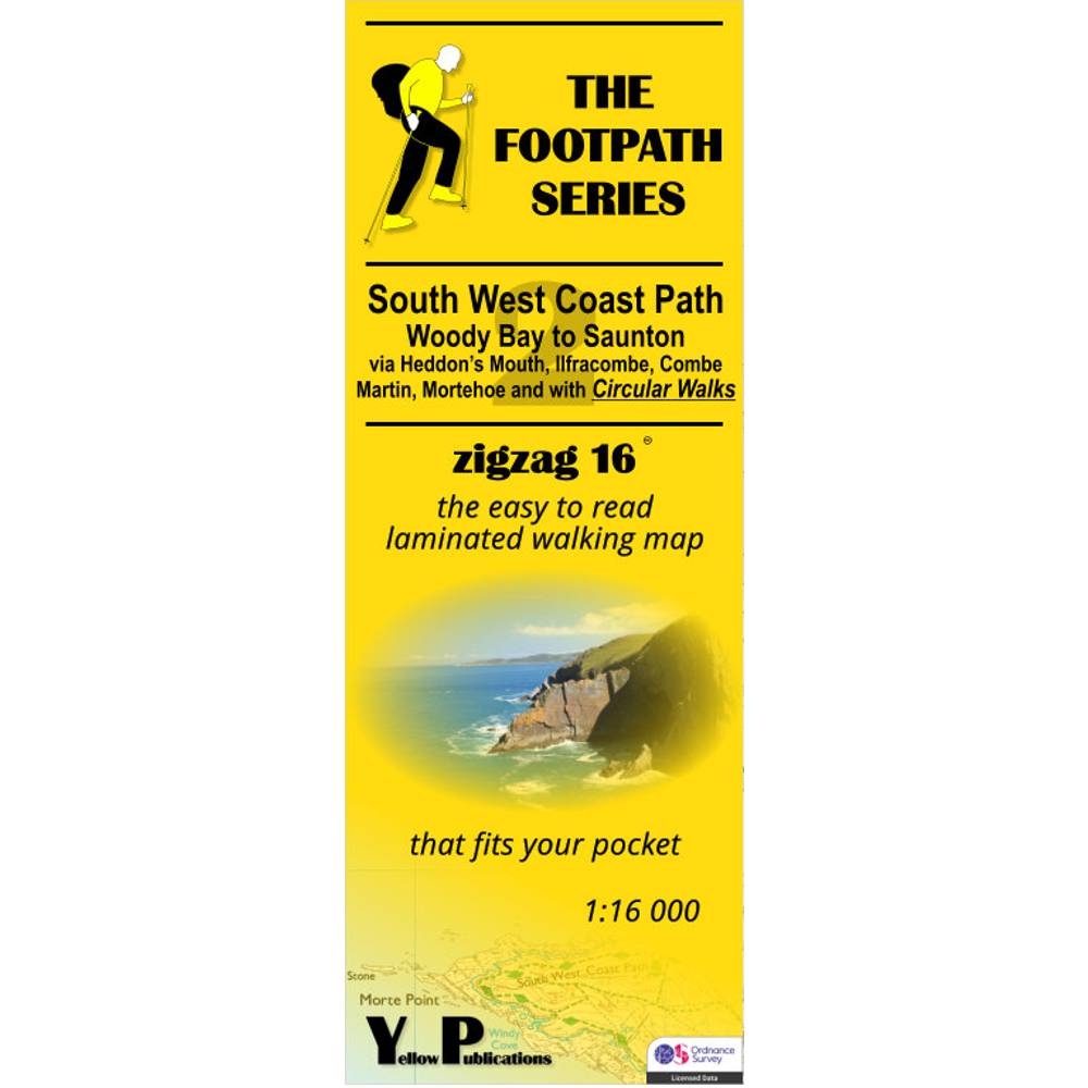 South West Coast Path Zigzag map - 2 - Woody Bay to Saunton — The ...