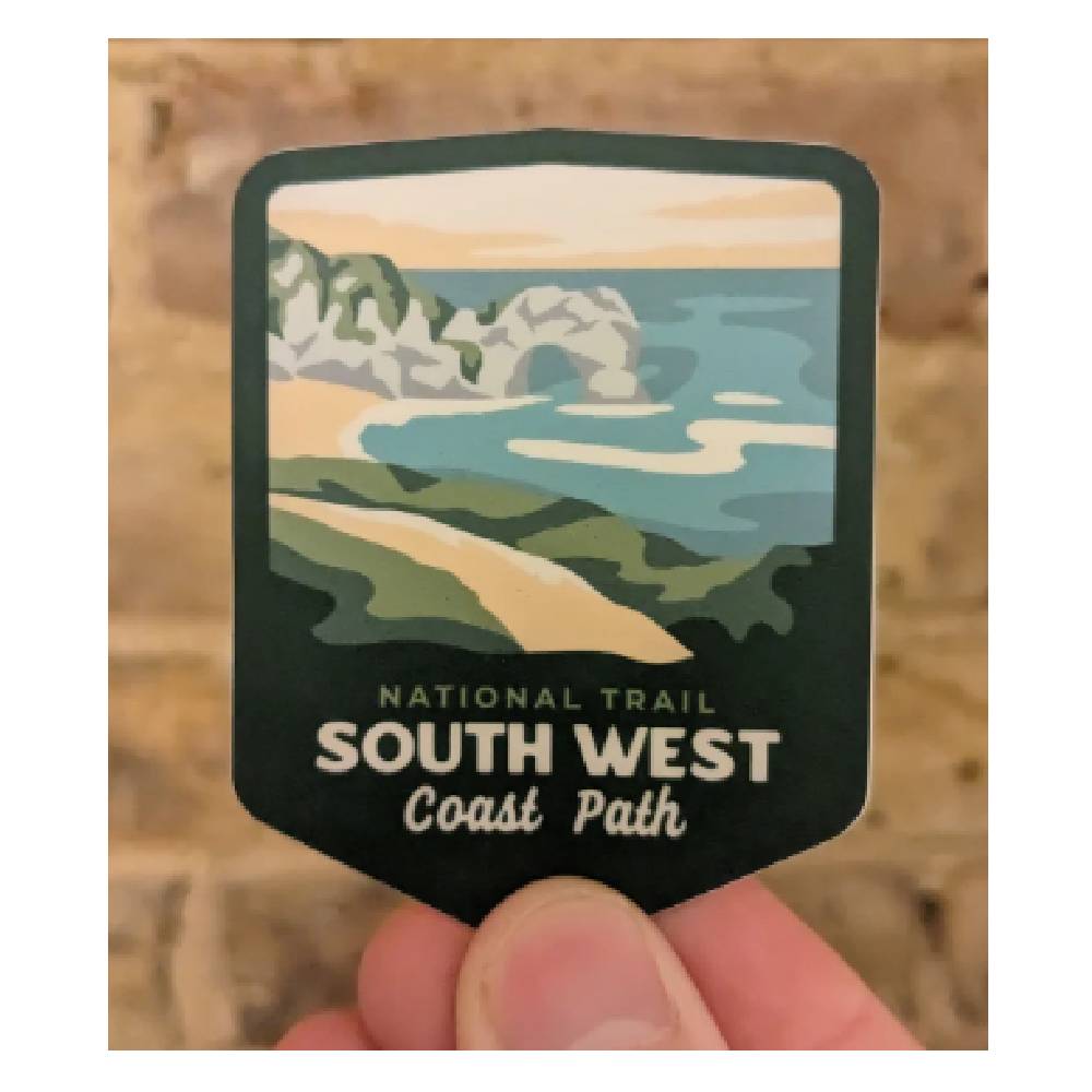 South West Coast Path vinyl sticker - The Trails Shop
