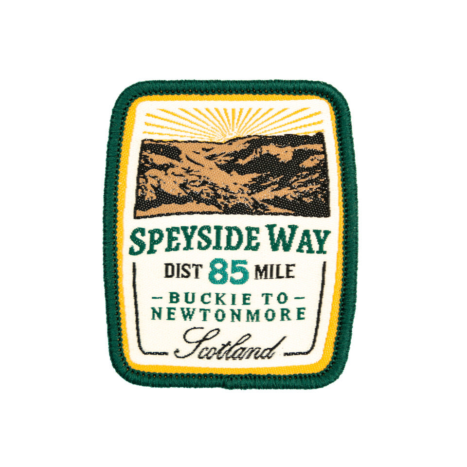 Speyside Way woven patch badge - The Trails Shop