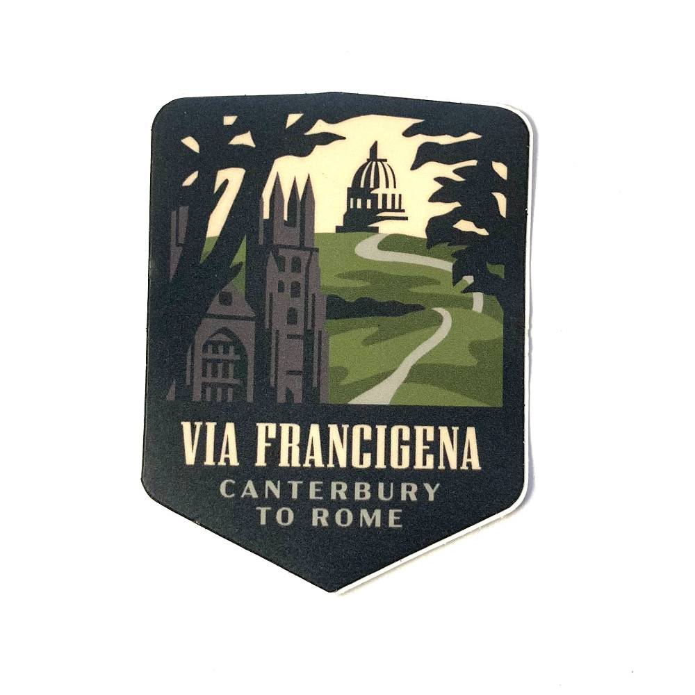 Via Francigena vinyl sticker - The Trails Shop