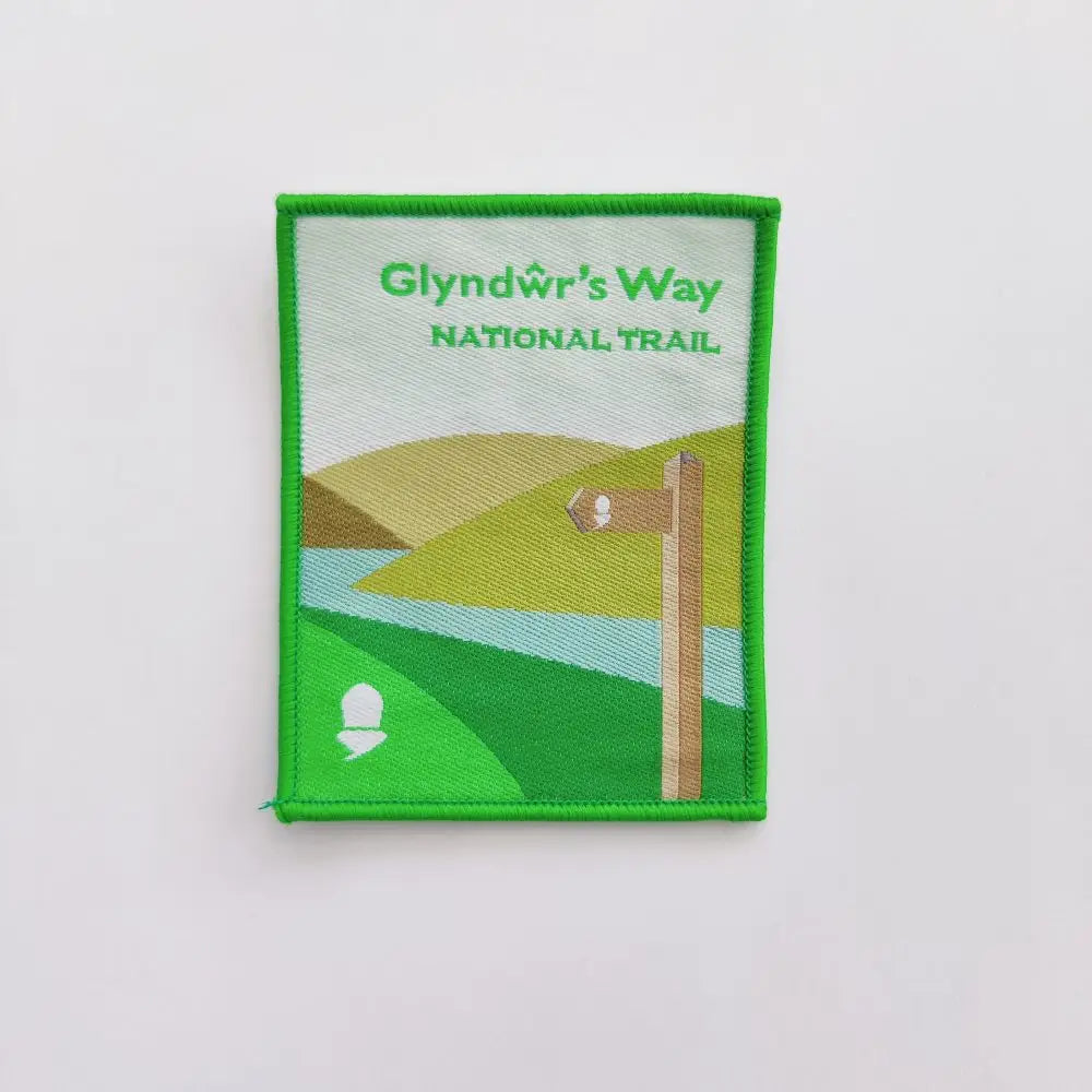 Glyndwr’s Way woven sew-on badge - The Trails Shop