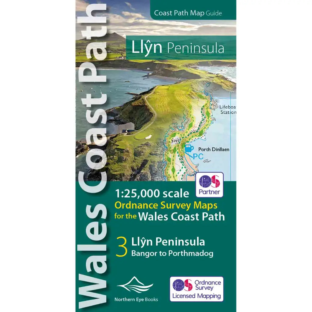 Map of the Llyn Peninsula - Wales Coast Path - The Trails Shop