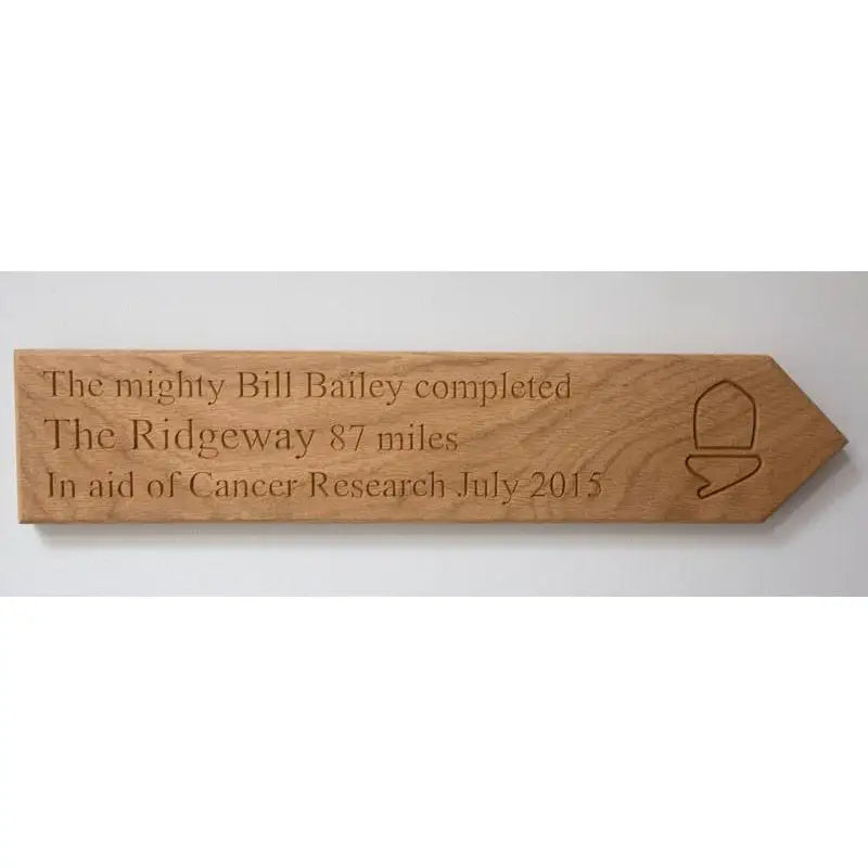 Personalised National Trail Sign - The Trails Shop