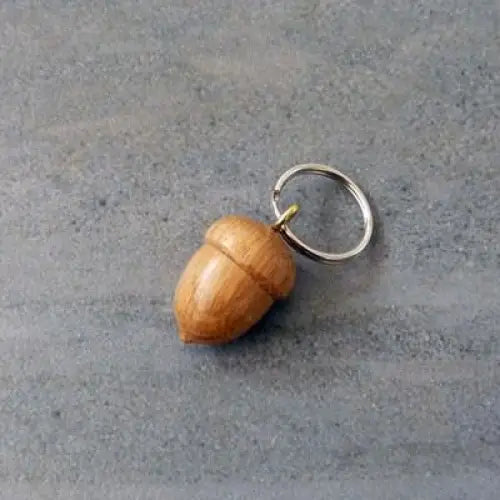 Wooden acorn keyring - The Trails Shop
